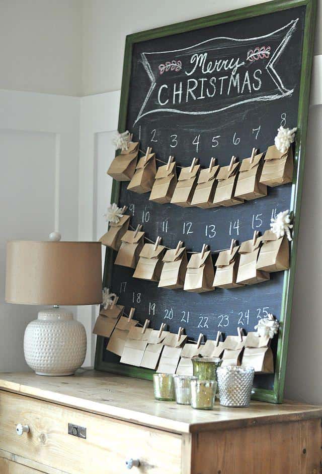 13 DIY Advent Calendars That Are Non Traditional Decorative And Inspiring
