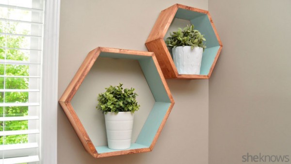 Adorable Geometric Hexagon Shelves - KnockOffDecor