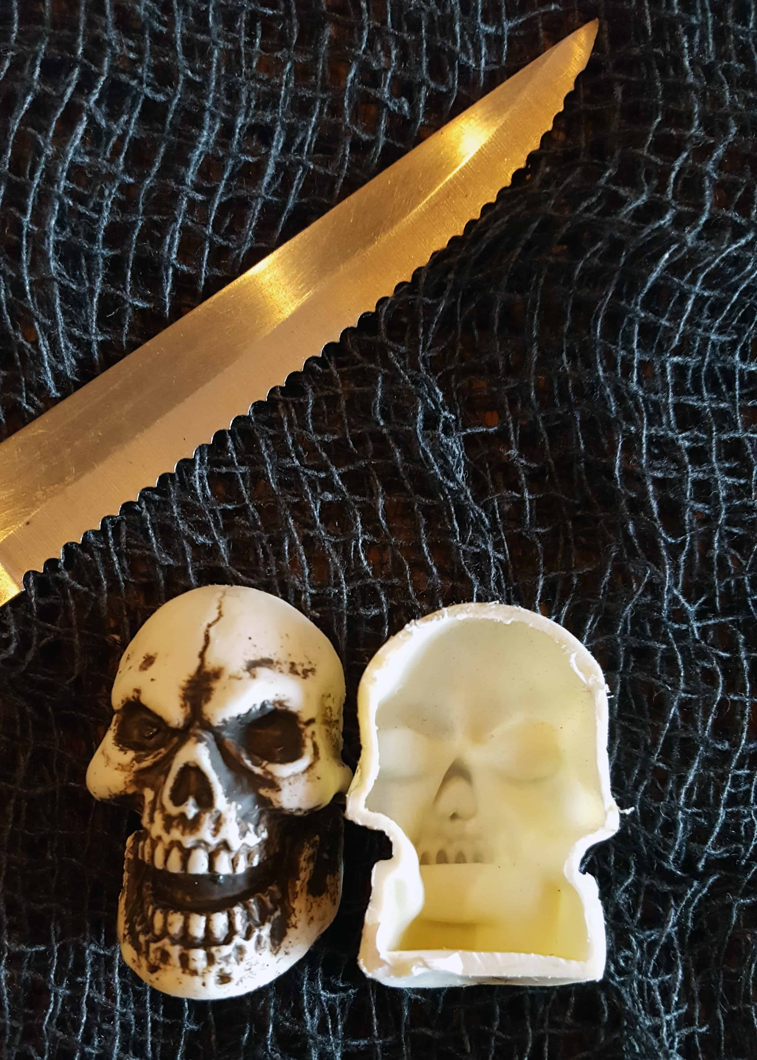 Faux Ceramic Skull Jars - KnockOffDecor