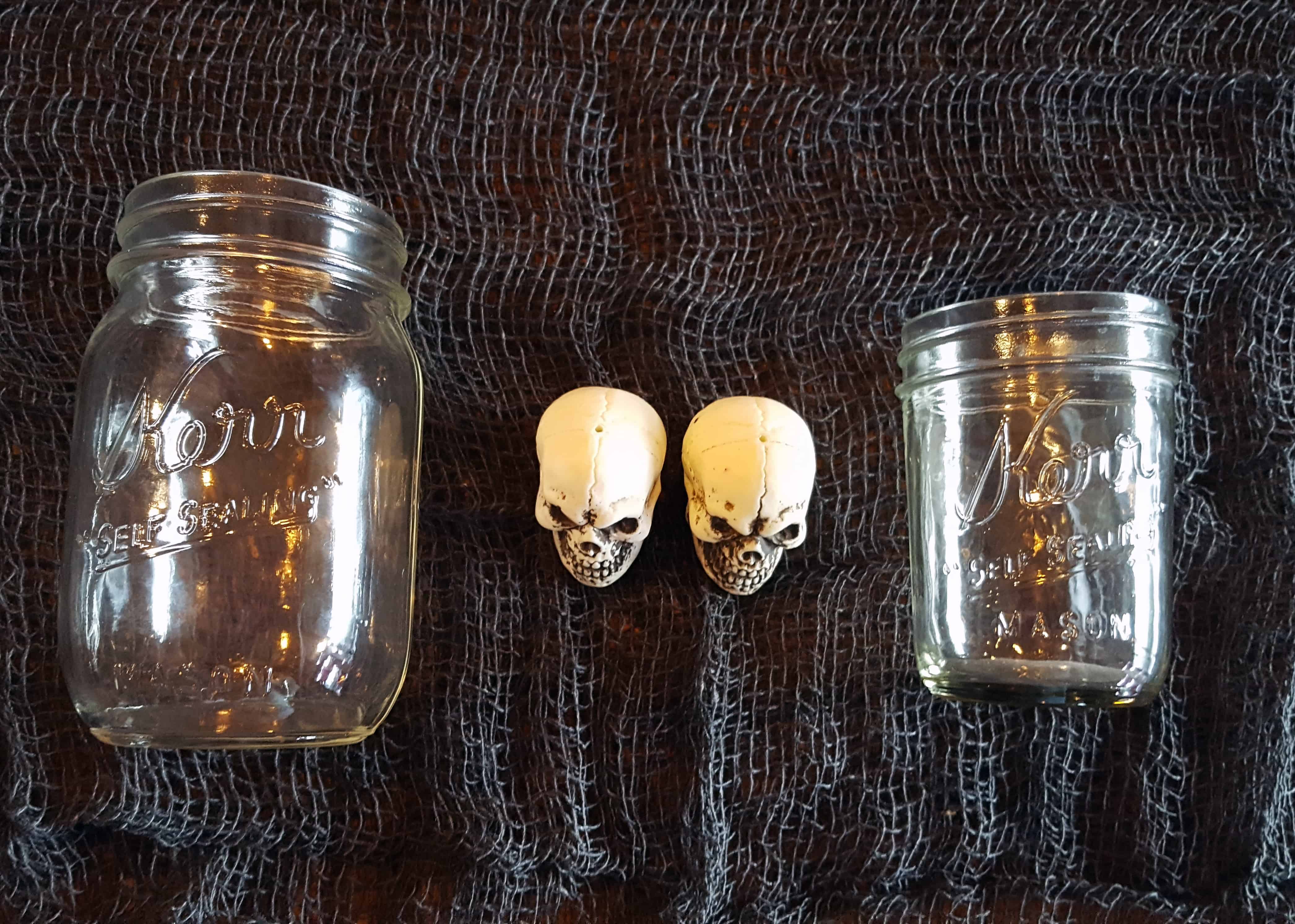Faux Ceramic Skull Jars - KnockOffDecor