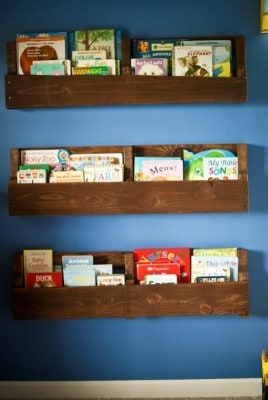 Recycled Pallet Wood Bookshelf - KnockOffDecor