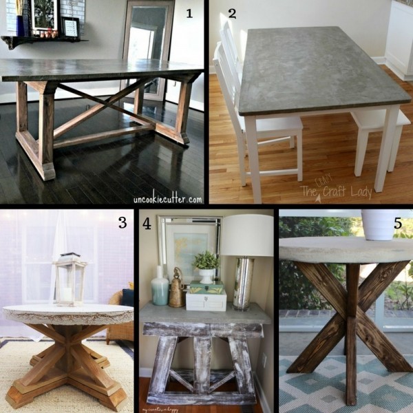 14 Creations with Concrete - KnockOffDecor