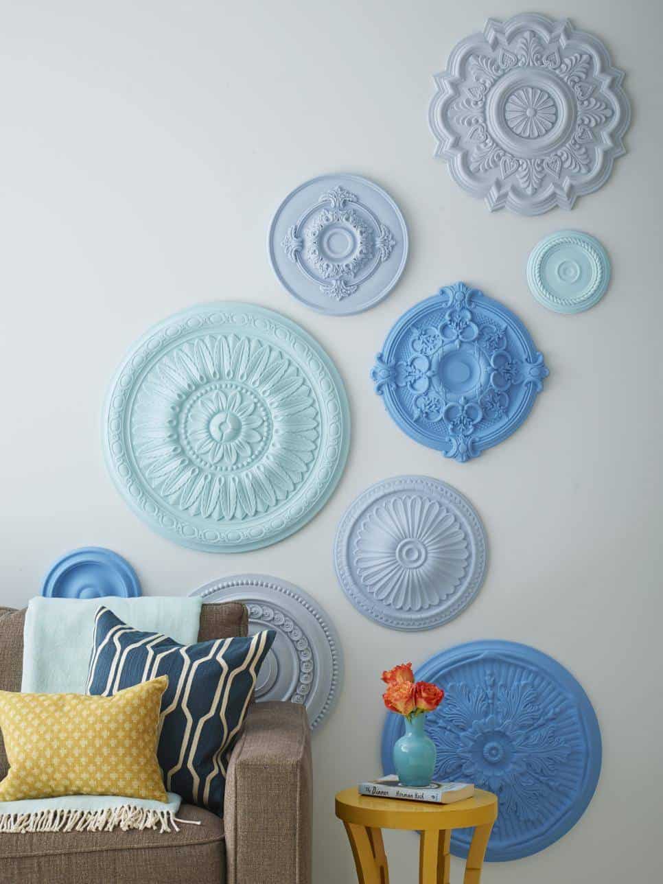 12 Unique & Creative Ideas for Ceiling Medallions - KnockOffDecor