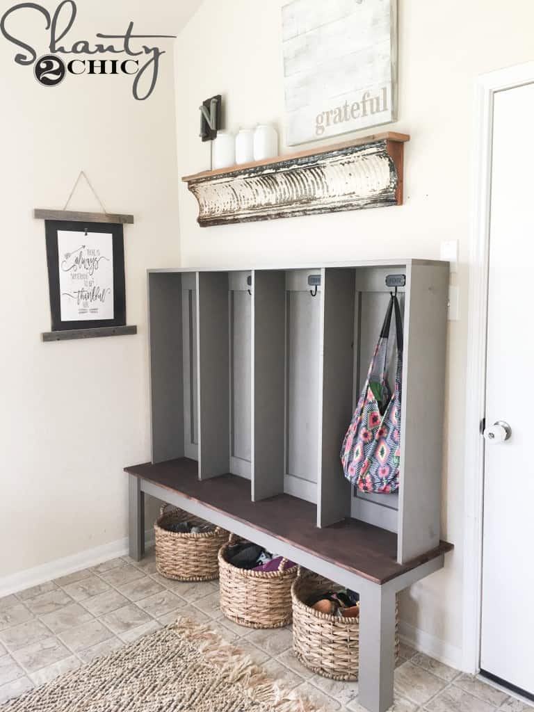 Space Saving and Functional Wall Locker - KnockOffDecor