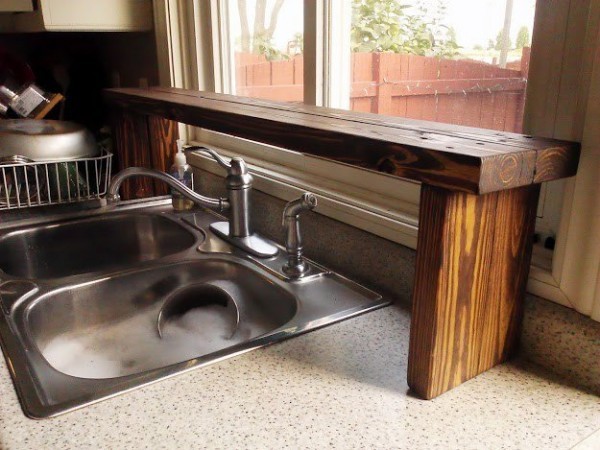 Practical Over the Sink Shelf - KnockOffDecor