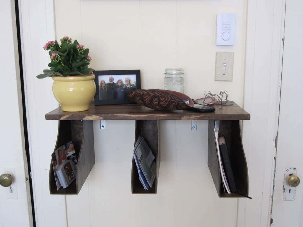 Create A Wood Mail Rack - KnockOffDecor