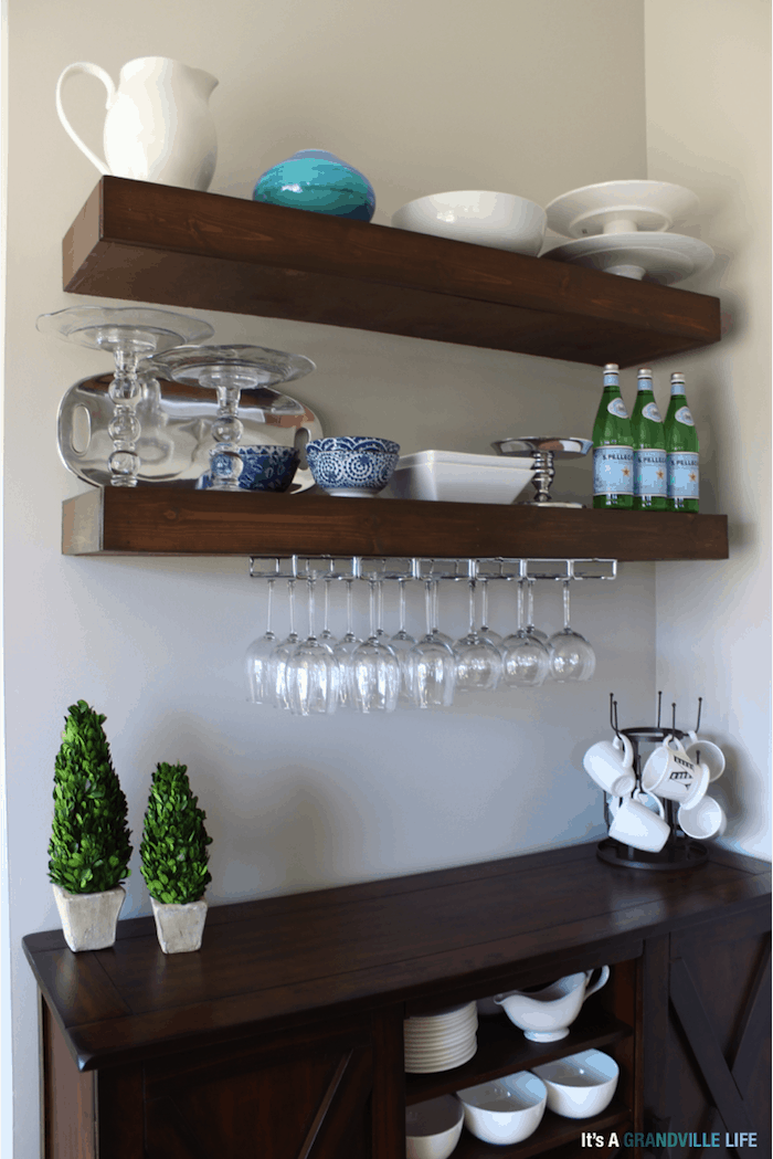 Create Your Own Floating Shelves - KnockOffDecor