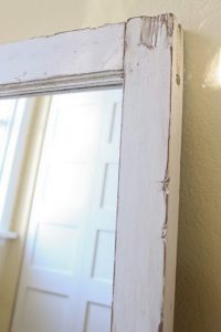 DIY Window Frame Into A MIrror - KnockOffDecor