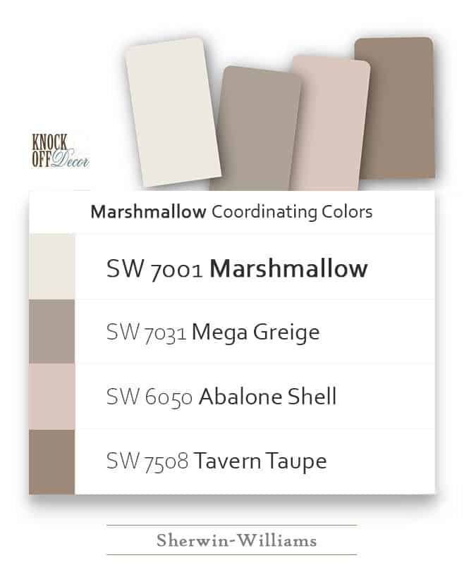 Sherwin Williams Marshmallow Color Review – A Dreamy Creamy White ...