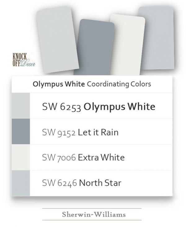 Sherwin Williams Olympus White Review - A Dreamy Light Gray - KnockOffDecor