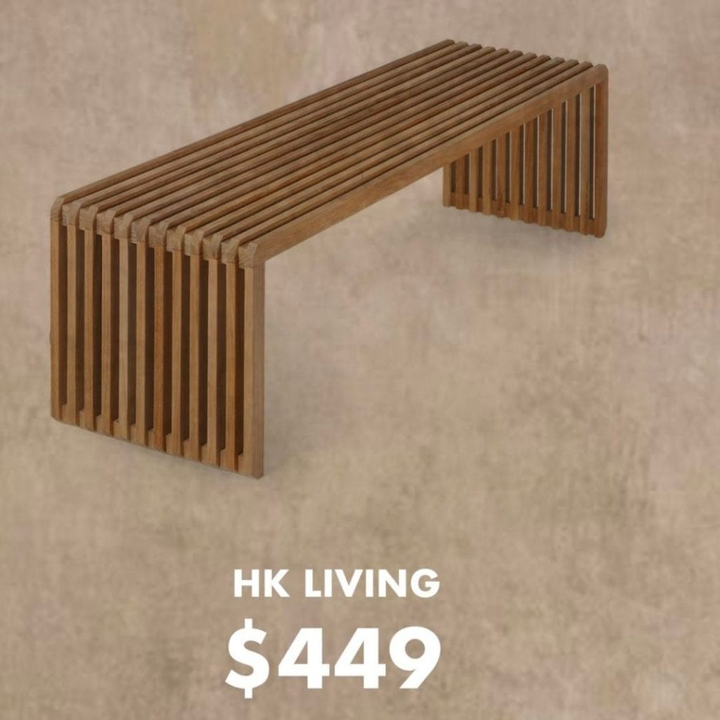 DIY How to Make an Aesthetic Slatted Bench (Easily!) - KnockOffDecor