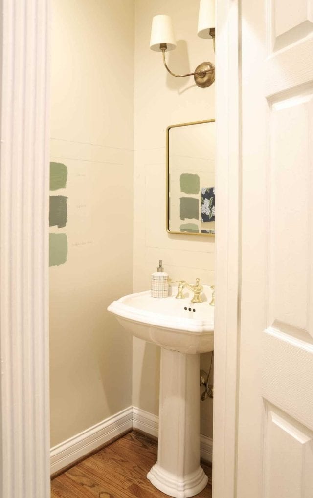 Bold DIY Powder Room Makeover on a Budget - KnockOffDecor