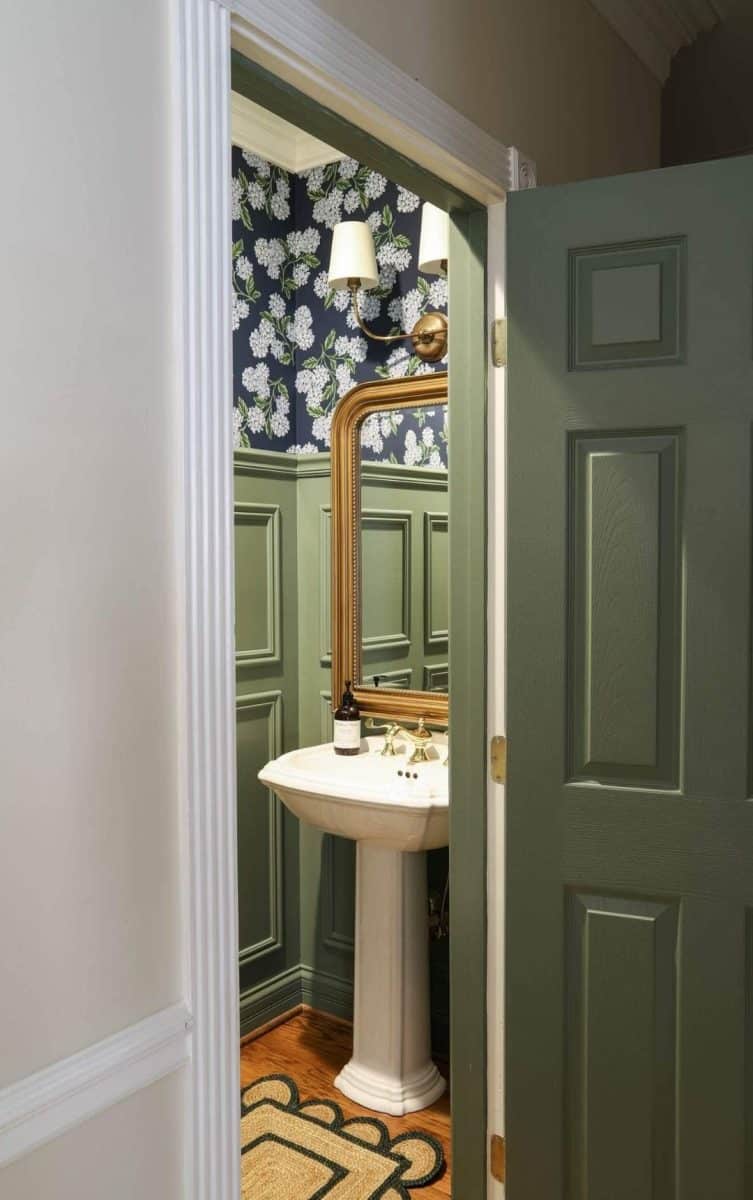 Bold DIY Powder Room Makeover on a Budget - KnockOffDecor