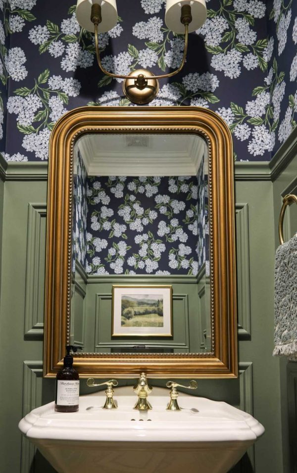 Bold DIY Powder Room Makeover on a Budget - KnockOffDecor