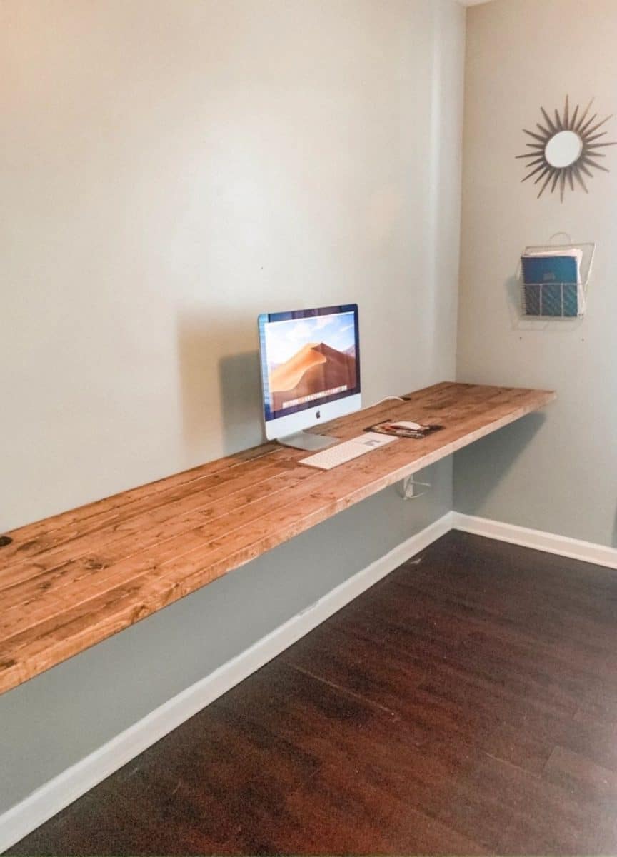 Budget-Friendly DIY Floating Desk for Under $100 - KnockOffDecor