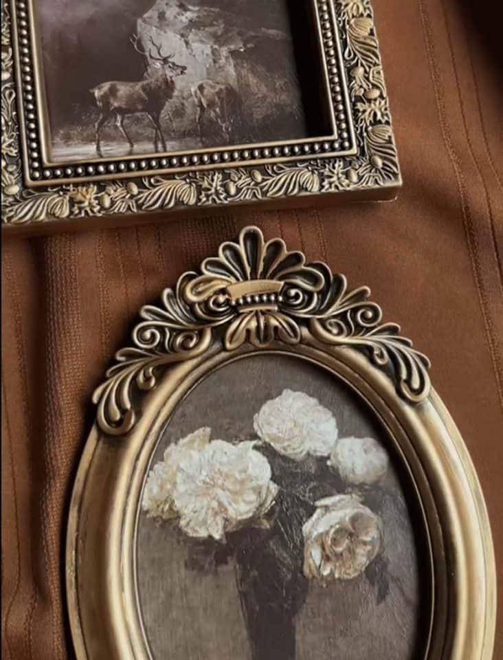 DIY Antique Dollar Store Paintings with Frames - KnockOffDecor