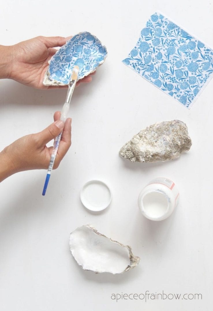 Easy and Beautiful DIY Oyster Shell Trinket Dish - KnockOffDecor