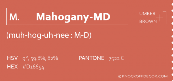 What Color is Mahogany? A True Game-Changer for Your Home Decor ...