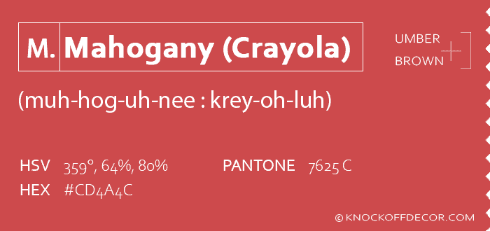 What Color is Mahogany? A True Game-Changer for Your Home Decor ...