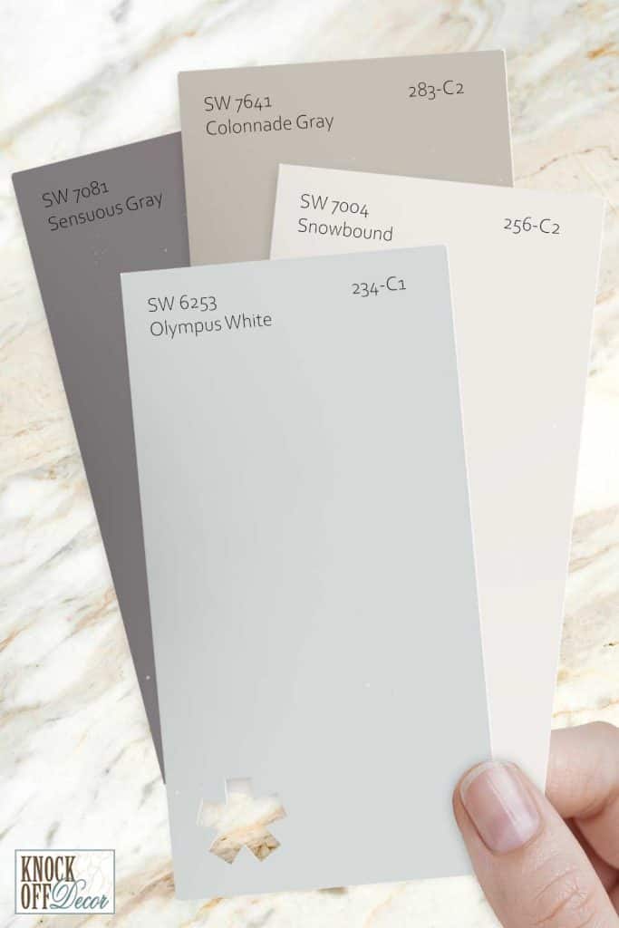 Sherwin Williams Olympus White Review - A Dreamy Light Gray - KnockOffDecor