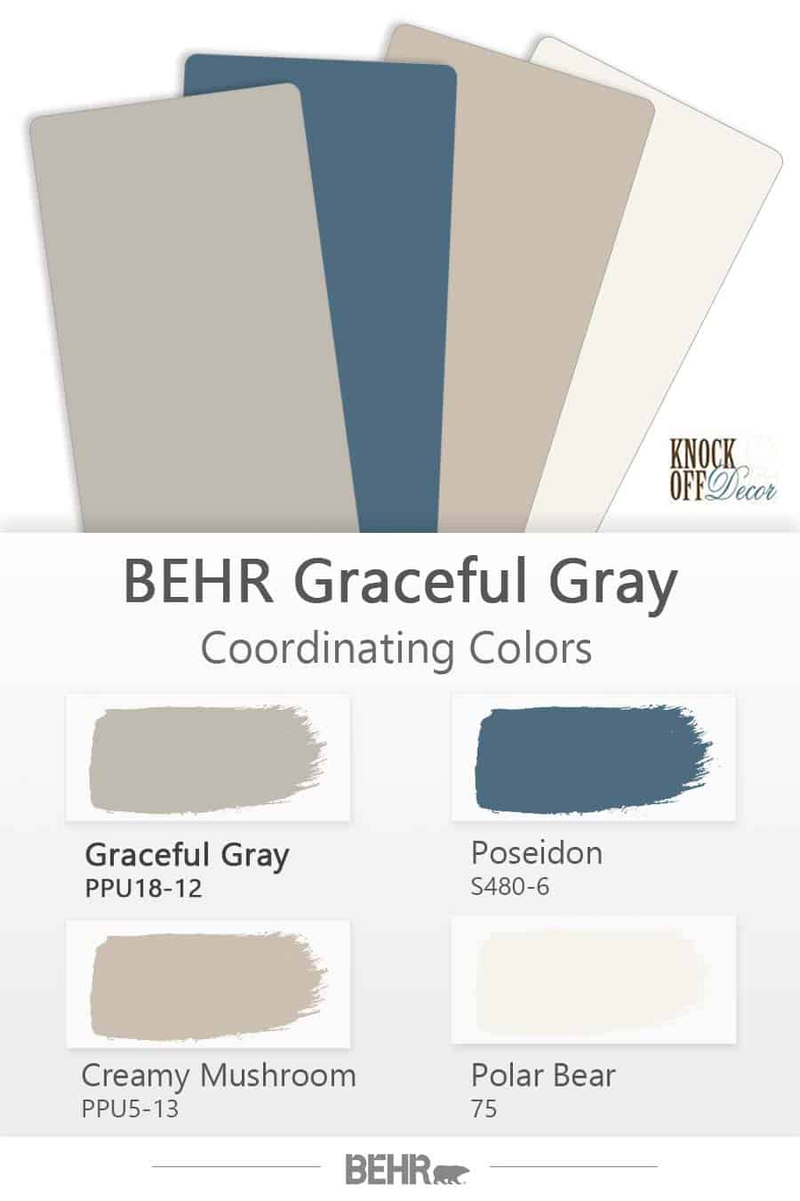 Behr Graceful Gray PPU18-12 – The Steady and Sophisticated Greige ...