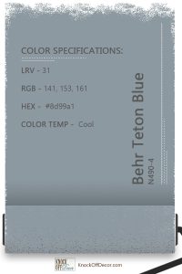 Behr Blue Paint Colors Guide: Most Popular + My Favorites - KnockOffDecor