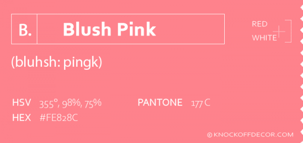 What Color is Blush? Defining One of the World's Most Popular Colors ...