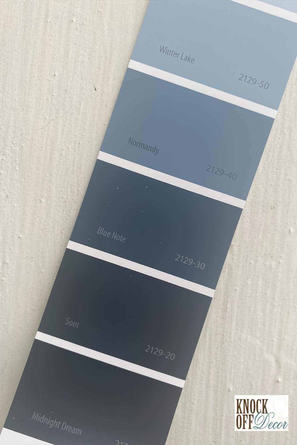 Benjamin Moore Blue Note 2129-30 – A Sophisticated Dark Blue-Black You ...