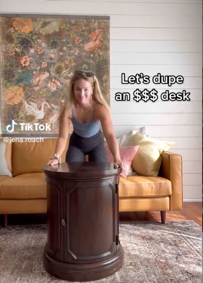 DIY Swivel Desk Hack: Bougie on a Budget! - KnockOffDecor