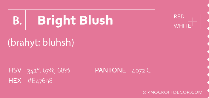 What Color is Blush? Defining One of the World's Most Popular Colors ...