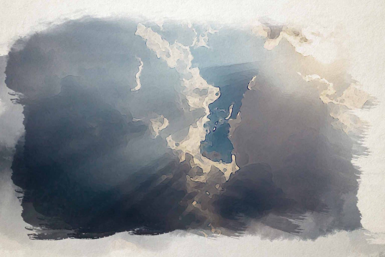25+ Wonderous Watercolor Cloud Paintings That Will Make Your Day ...