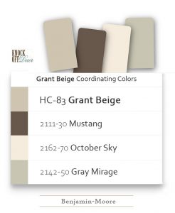 Benjamin Moore Grant Beige Review - THE Historic Beige - KnockOffDecor