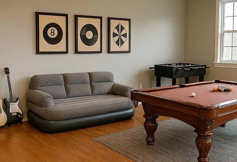 Affordable Decor: Using Inflatable Sofas to Upgrade Your Game Room ...