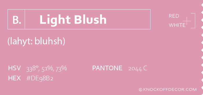 What Color is Blush? Defining One of the World's Most Popular Colors ...