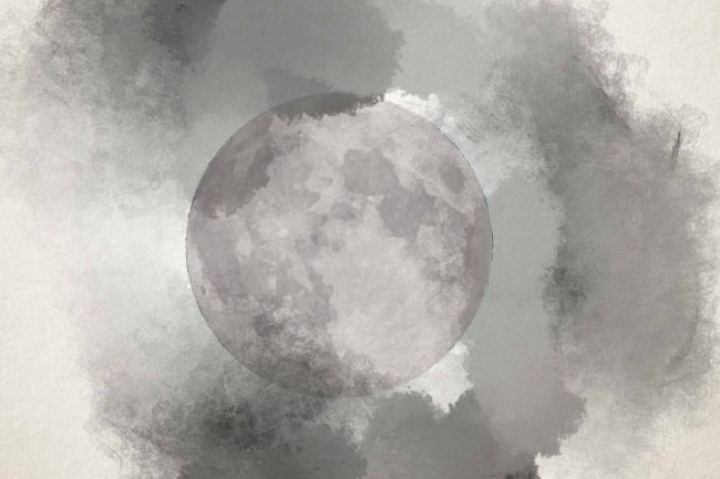 25+ Mesmerizing Watercolor Moon Paintings - KnockOffDecor