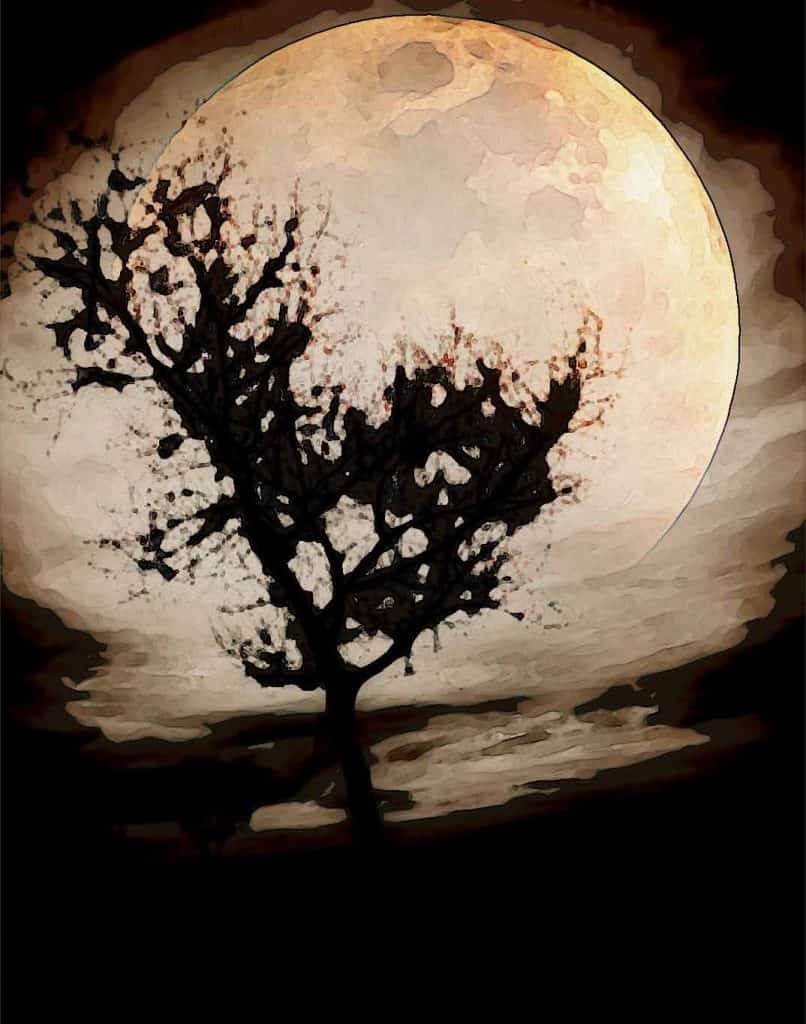 25+ Mesmerizing Watercolor Moon Paintings - KnockOffDecor