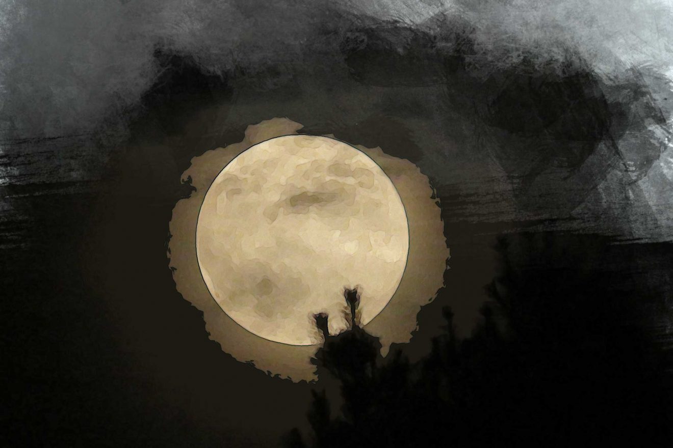 25+ Mesmerizing Watercolor Moon Paintings - KnockOffDecor