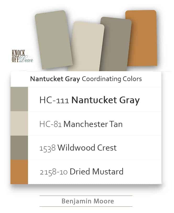 Benjamin Moore Nantucket Gray Review – A Muted and Earthy Green Paint ...