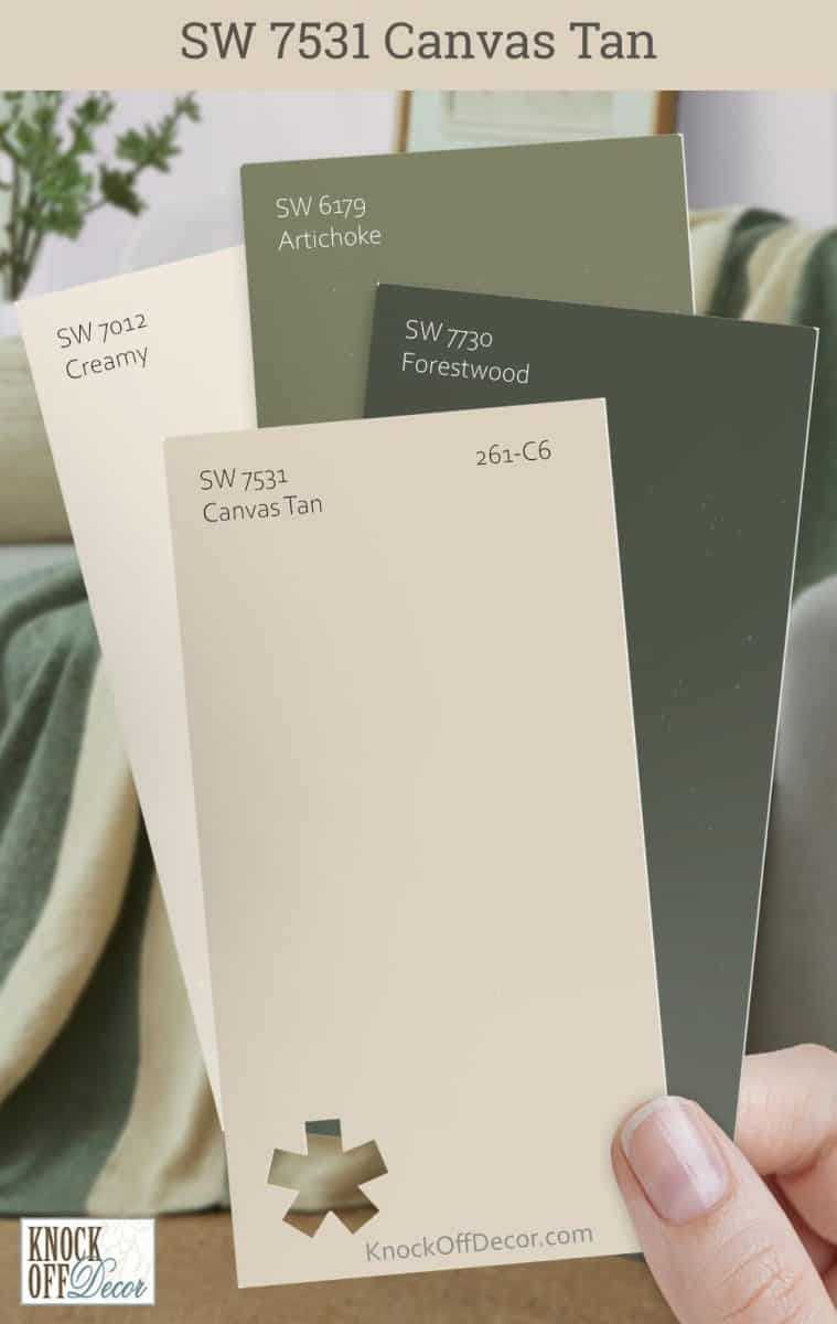Sherwin Williams Canvas Tan Color SW 7531– A Timeless Beige for Your ...