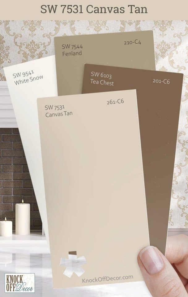 Sherwin-Williams Canvas Tan Color SW 7531– A Timeless Beige for Your ...