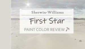 Sherwin Williams First Star Review – The Light and Cool Gray ...