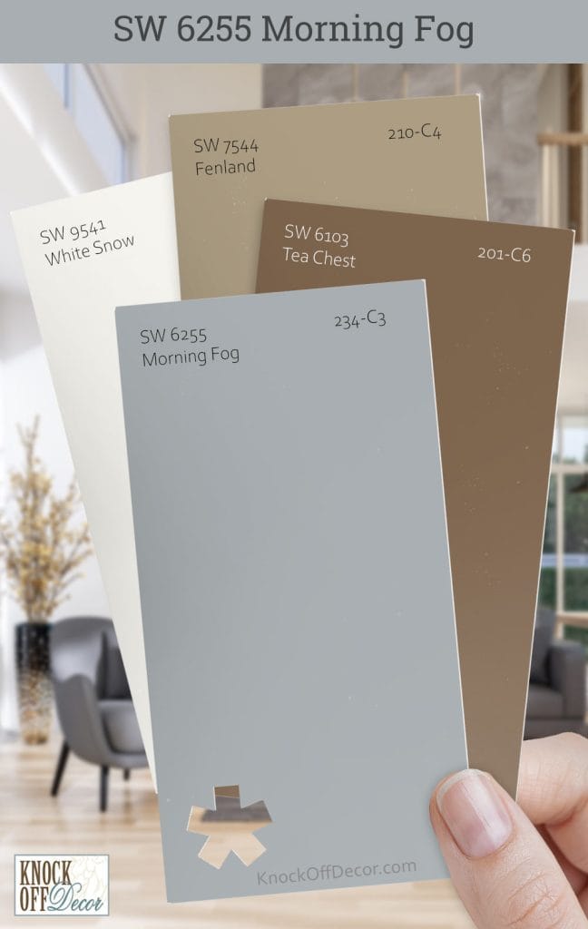 Sherwin-Williams Morning Fog SW 6255 – So Calming and Soft - KnockOffDecor