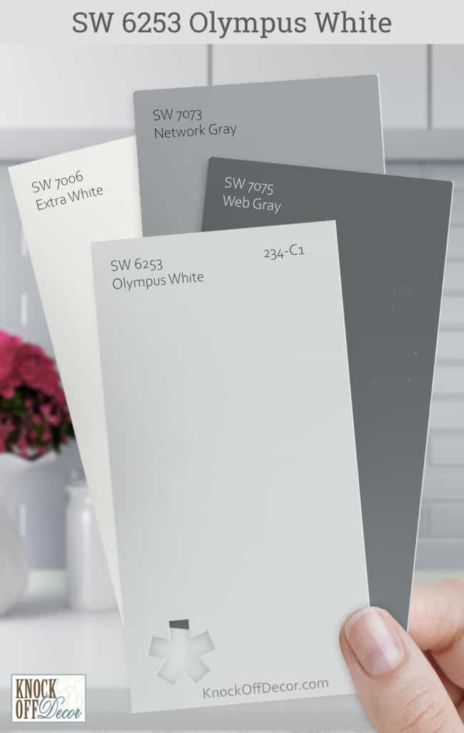 Sherwin Williams Olympus White Review - A Dreamy Light Gray - KnockOffDecor