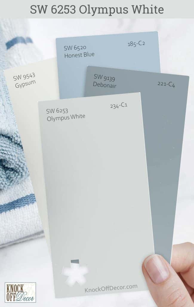Sherwin Williams Olympus White Review - A Dreamy Light Gray - KnockOffDecor