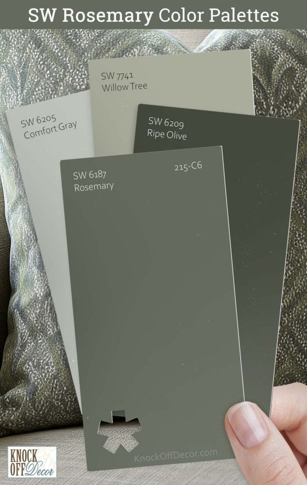 Sherwin Williams Rosemary SW 6187 – A Dark Sage Green for Your Cabinets ...