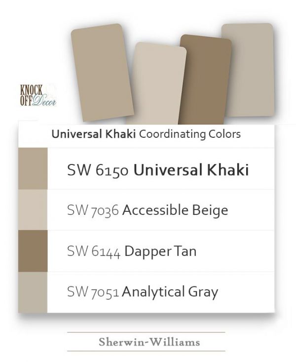 Sherwin Williams Universal Khaki Review – The Timeless Tan - KnockOffDecor