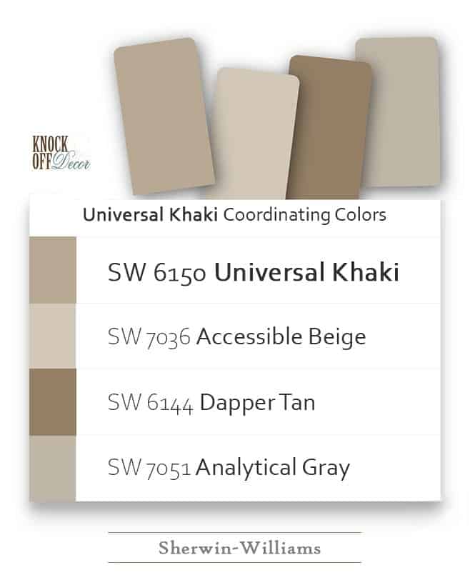 Sherwin Williams Universal Khaki Review – The Timeless Tan - KnockOffDecor