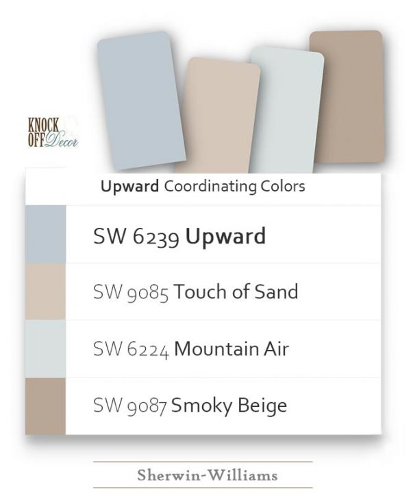 Sherwin Williams Upward Review – A Soft and Clean Blue - KnockOffDecor