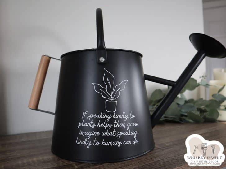 DIY Watering Can Quote with an Awesome Message - KnockOffDecor