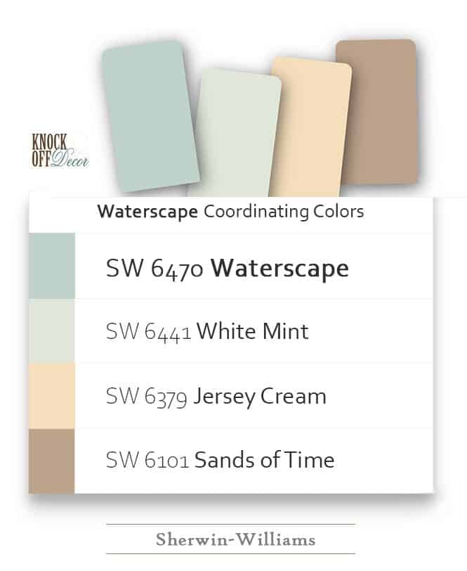 Sherwin-Williams Waterscape Review – One Intriguing Aqua - KnockOffDecor